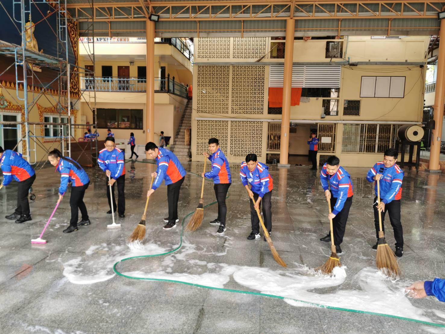 TIP Smart Assist ทีมสำรวจภัยยุคดิจิทอล ลงพื้นที่ พัฒนาศาสนสถาน